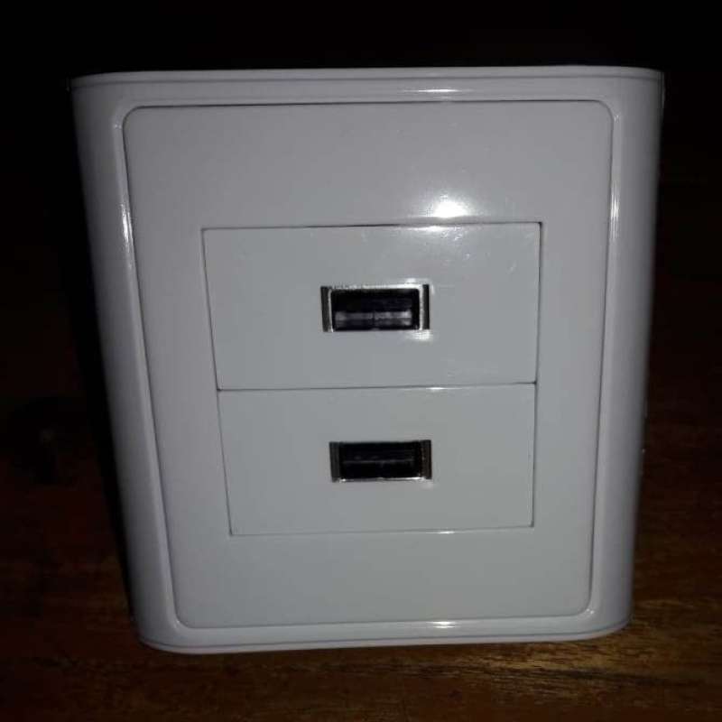 Promo Faceplate X Port Sync Usb Data Lurus F F Wall Plate Usb Female Female Diskon Di