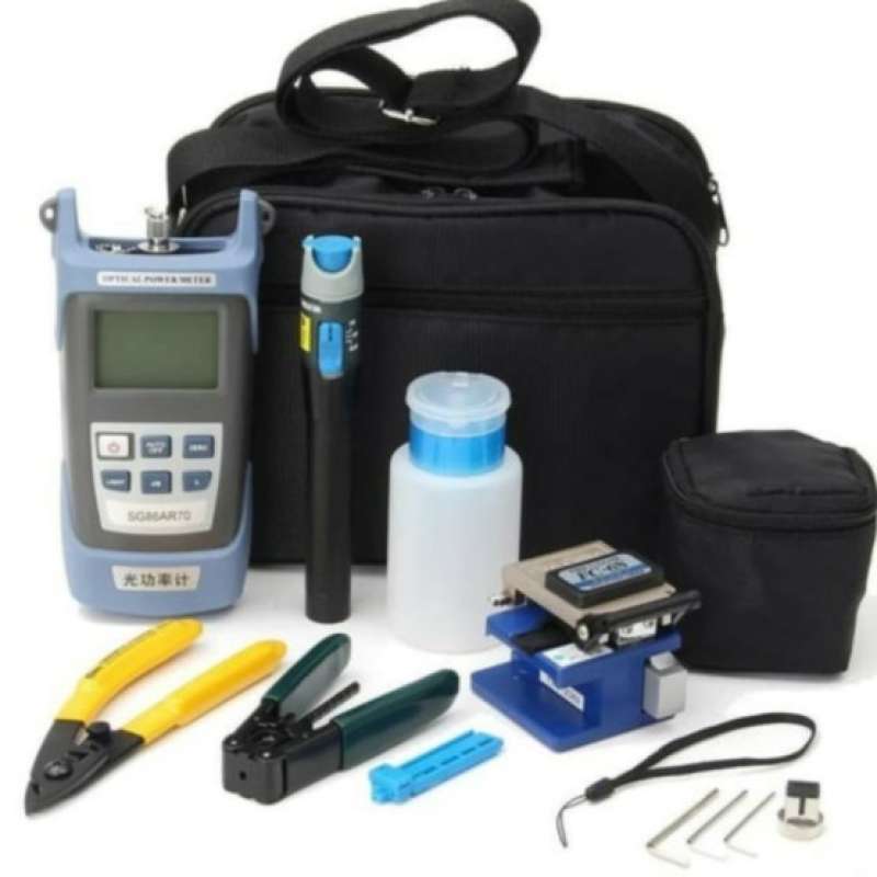Promo Ftth Toolkit Set Opm Vfl Cleaver Dll Toolkit Lengkap Tas Fiber