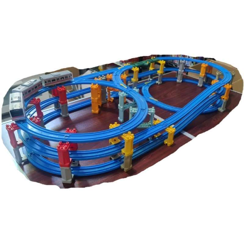 Jual Plarail Custom Layout Multilevel Rail Auto Rotating Track Set 19