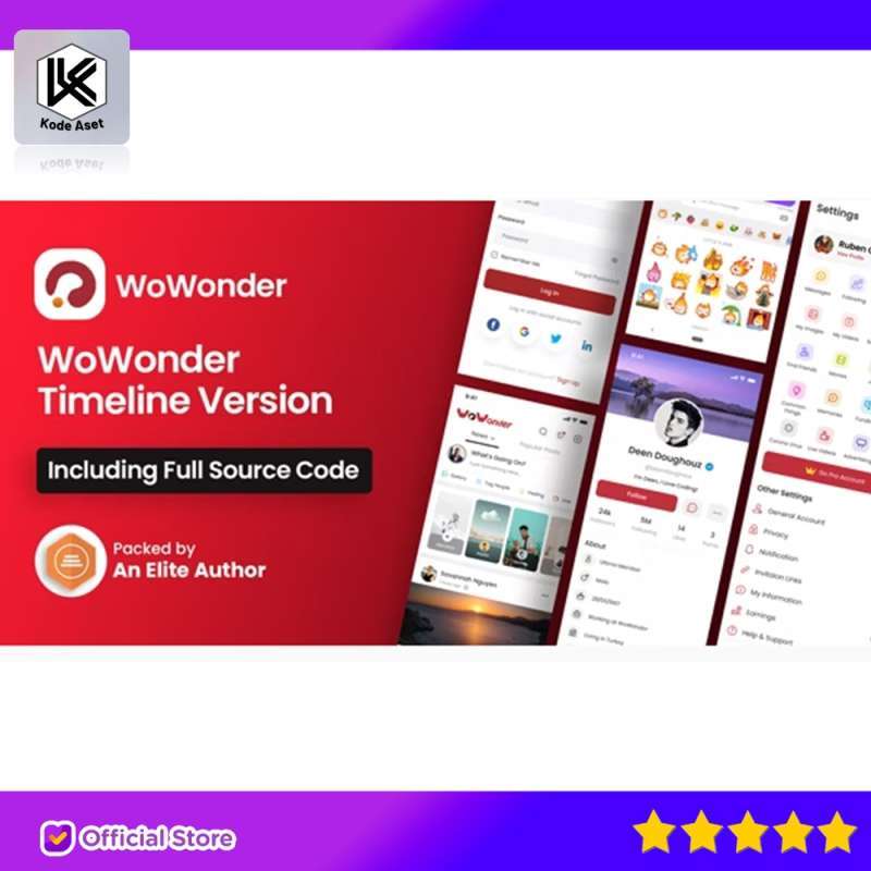 Promo SOURCE CODE APLIKASI MOBILE NATIVE SOCIAL TIMELINE APPLICATIONS