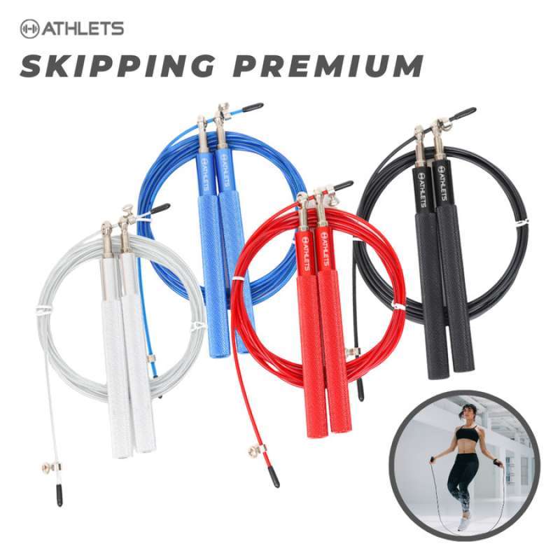 Promo Skipping Rope Tali Skipping Jump Ropes Premium Alumunium Handles