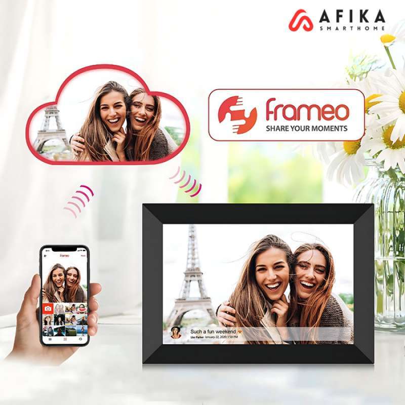 Promo Bingkai Foto Digital Frame Wifi Speaker Touchscreen 16gb 8 Inch