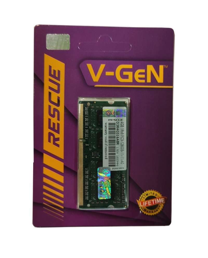 Jual V Gen Ram Sodimm Ddr3 Ddr3l 4gb 12800 Rescue Memory Ram Laptop