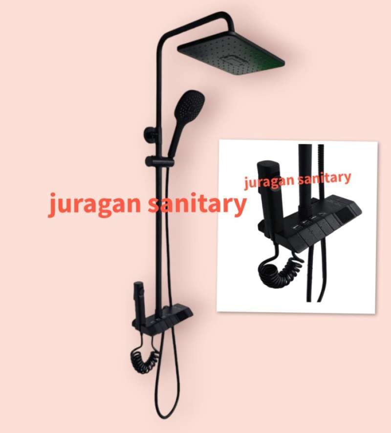 Promo Shower Set Column Tiang Piano With LED PROMO Diskon 23 Di
