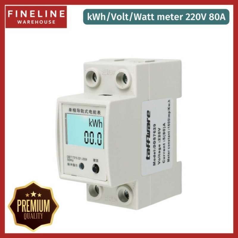 Jual Alat Pengukur Listrik Penghemat Listrik Watt Volt Kwh Meter Lcd Di