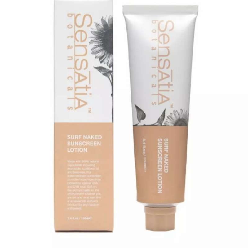 Promo Sensatia Botanicals Surf Naked Body Sunscreen Lotion 100ml Zinc