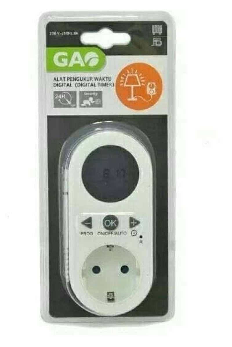 Promo STEKER DIGITAL CLOCK STOP KONTAK JAM PENGATUR WAKTU OTOMATIS MATI