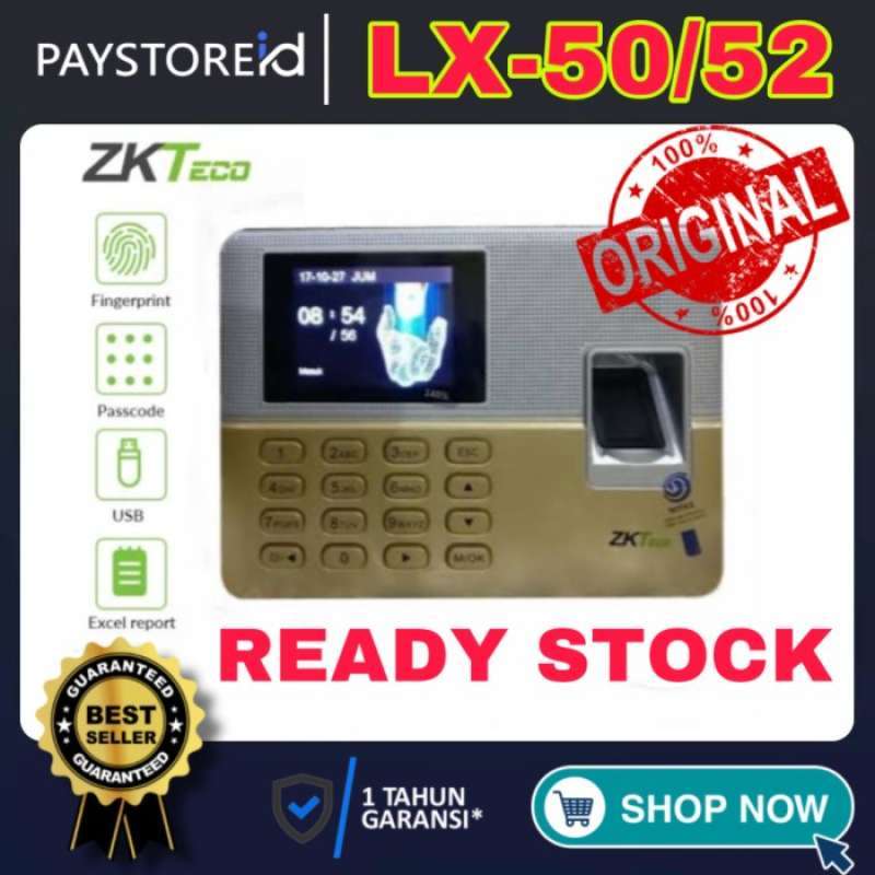 Promo Mesin Absensi Sidik Jari Zkteco Lx Mesin Absen Fingerprint Zk Teco Diskon Di