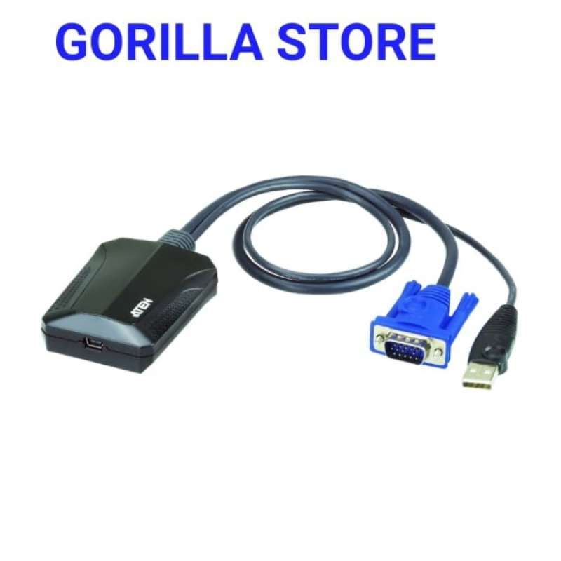 Promo Aten Cv211 Laptop Usb Kvm Console Crash Cart Adapter Diskon 23