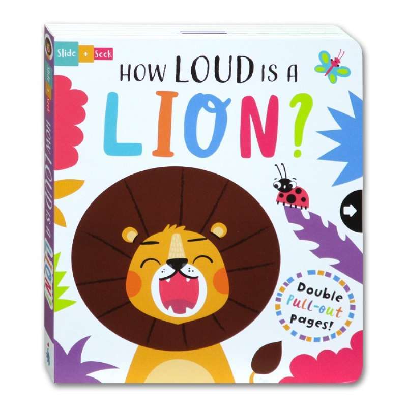 Promo Ori How Loud Is A Lion Slide Seek Board Book With Double Pull