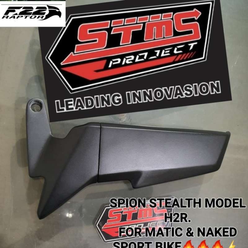 Jual Spion Winglet F22 Raptor Matic Naked Sport Bike Model H2r Stms