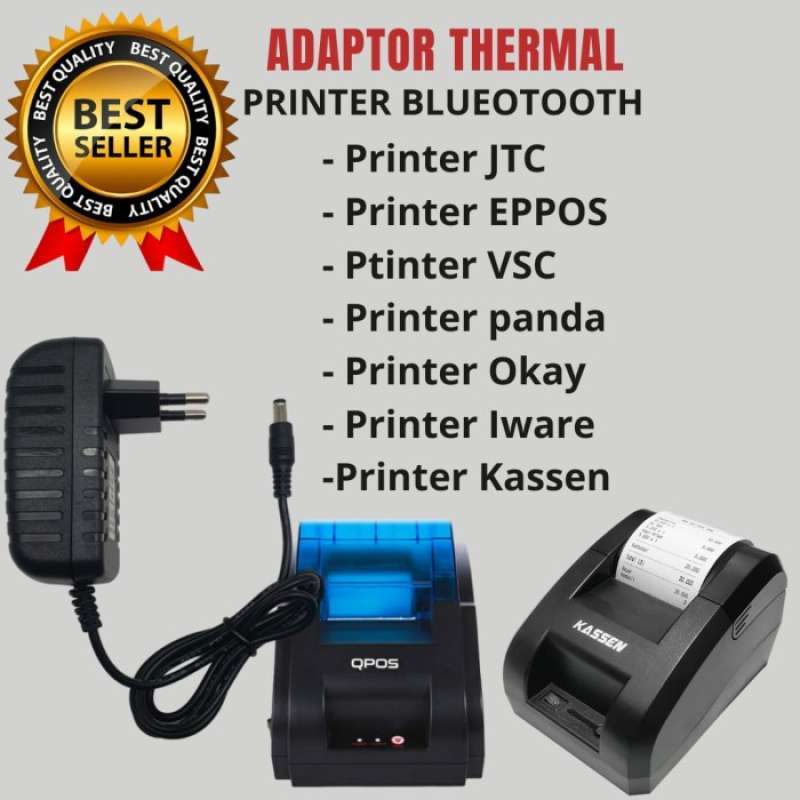 Jual Adaptor 9v 2a Dc 5 5mm Adaptor Thermal Printer Kasir Barcode Dus