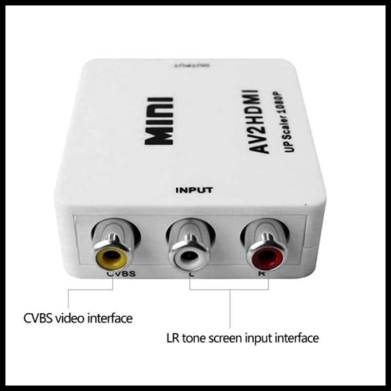 Promo Converter Dari Input Composite Av Rca Ke Output To Hdmi Adapter