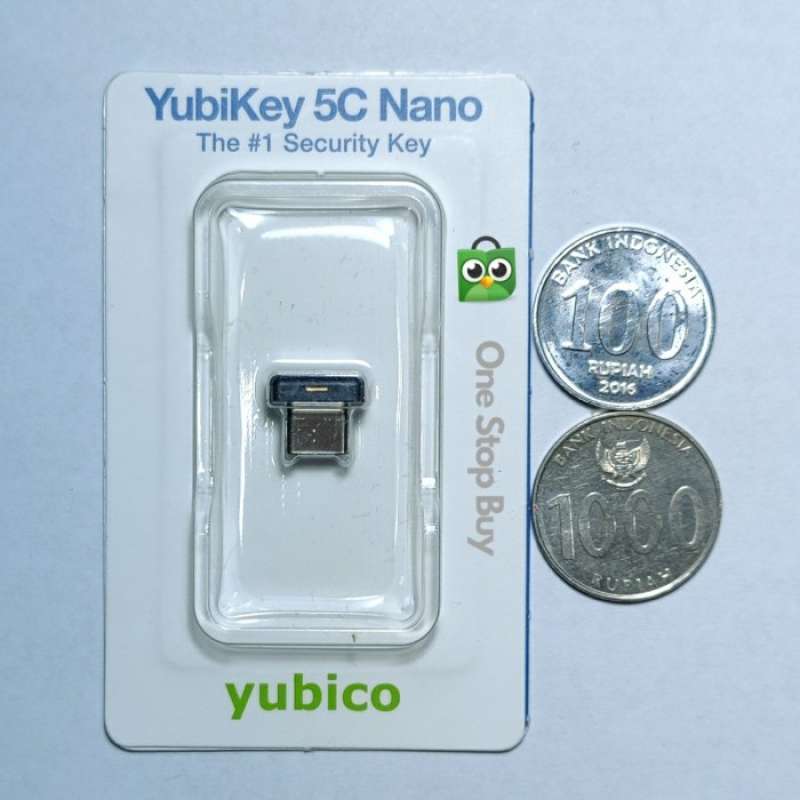 Promo Yubikey 5C Nano READY STOCK Two Factor Auth Security Key USB