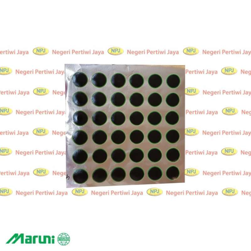 Promo Maruni Universal Tire Patch MU A Lembar Karet Tambal Ban Tubeless Diskon Di Seller