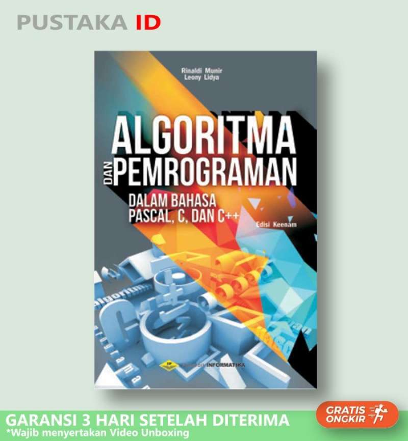 Promo Algoritma Dan Pemrograman Dalam Bahasa Pascal C Dan C Edisi Keenam Diskon Di