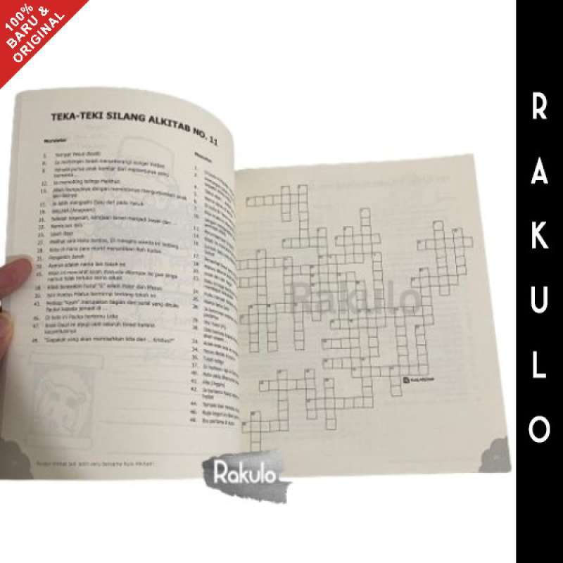 Promo Buku Permainan Teka Teki Silang Alkitab Tts Kristen Rohani Kuis