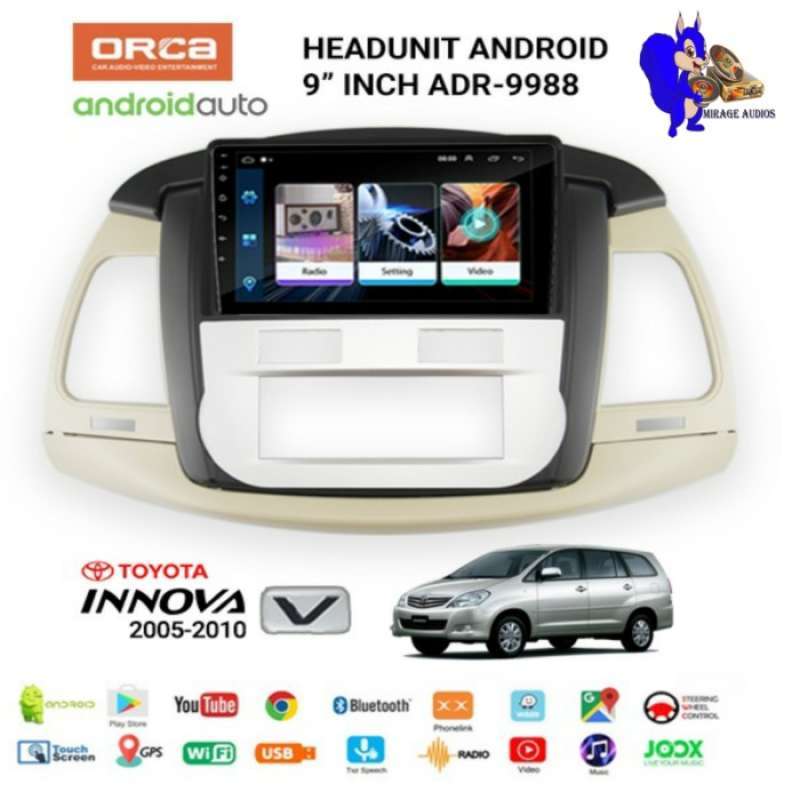 Promo Head Unit Android Innova Tipe V 2005 2010 9 Inch Voice Comand