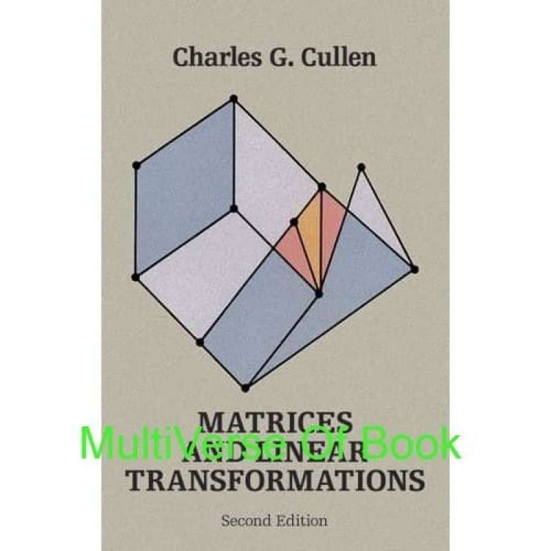 Promo Matrices And Linear Transformations Second Edition Diskon 23 Di