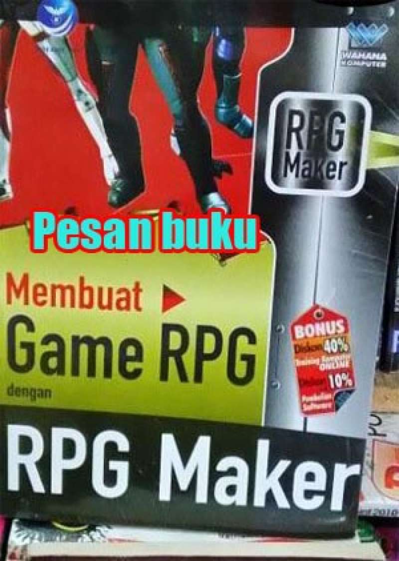 Promo Buku Membuat Game Rpg Dengan Rpg Maker Wahana Komputer Diskon