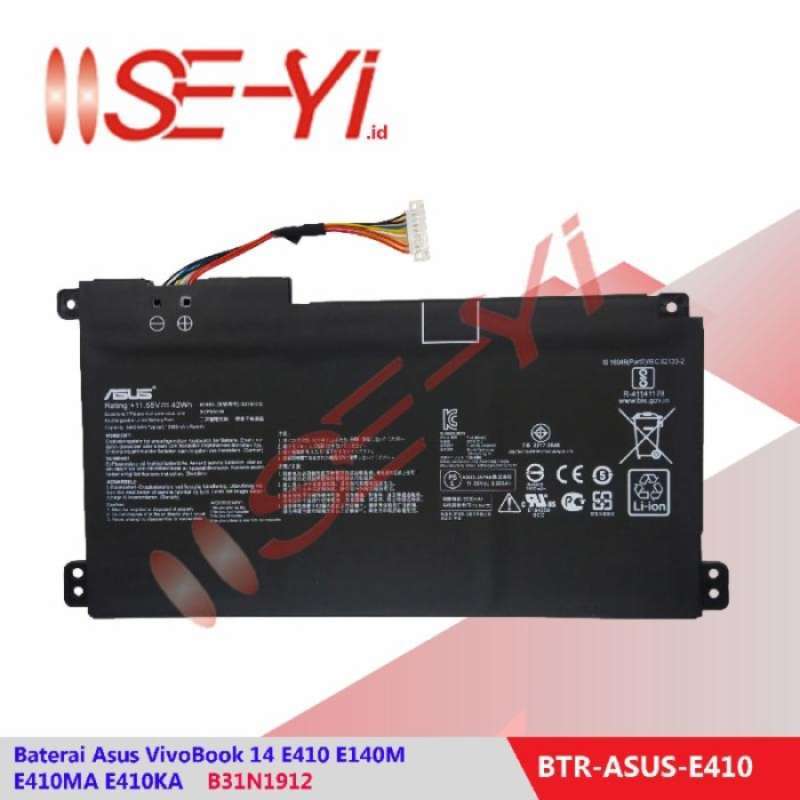 Promo Baterai Asus Vivobook E E M E Ma B N C N V Diskon Di Seller