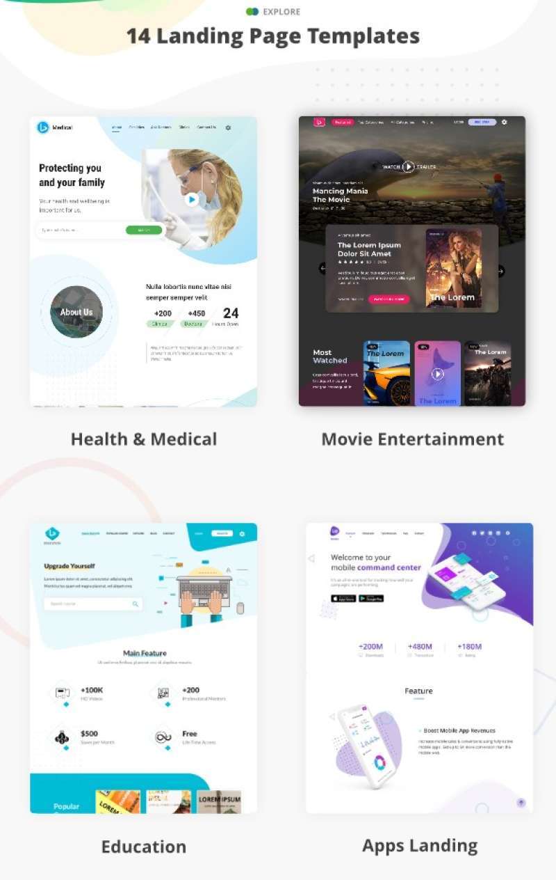Jual Veluxi V2 1 7 Responsive Landing Page Web Template Vuejs Di
