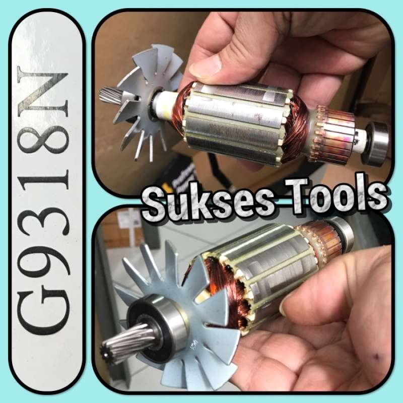 Promo Armature Gmt G 9318 N Angker Motor Mesin Poles Gmt Model Bor