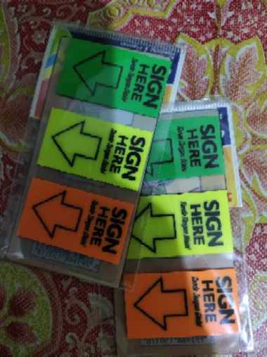 Jual Kertas Pembatas Joyko [im-42] / Sign Here Index & Mark Page ...