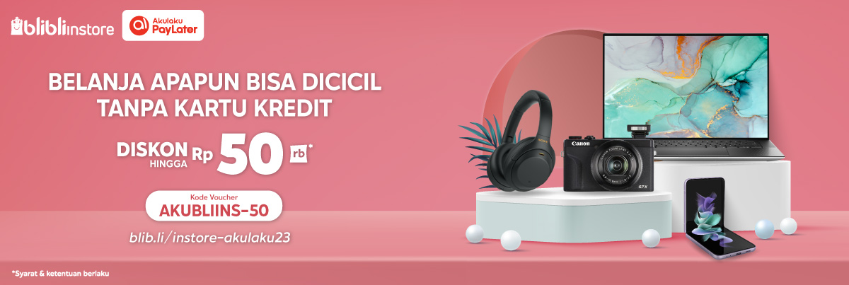 Promo Instore Akulaku2023 Terbaru Juli 2024 - Blibli