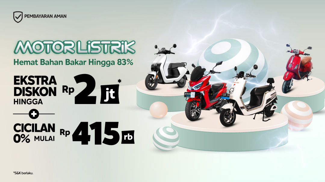 Promo Motor Terbaru April 2024 - Blibli