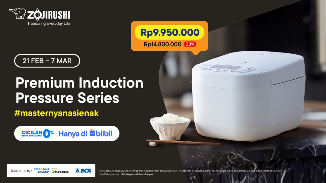 Promo pel zojirushi launching ricecooker Terbaru Februari 2025 - Blibli
