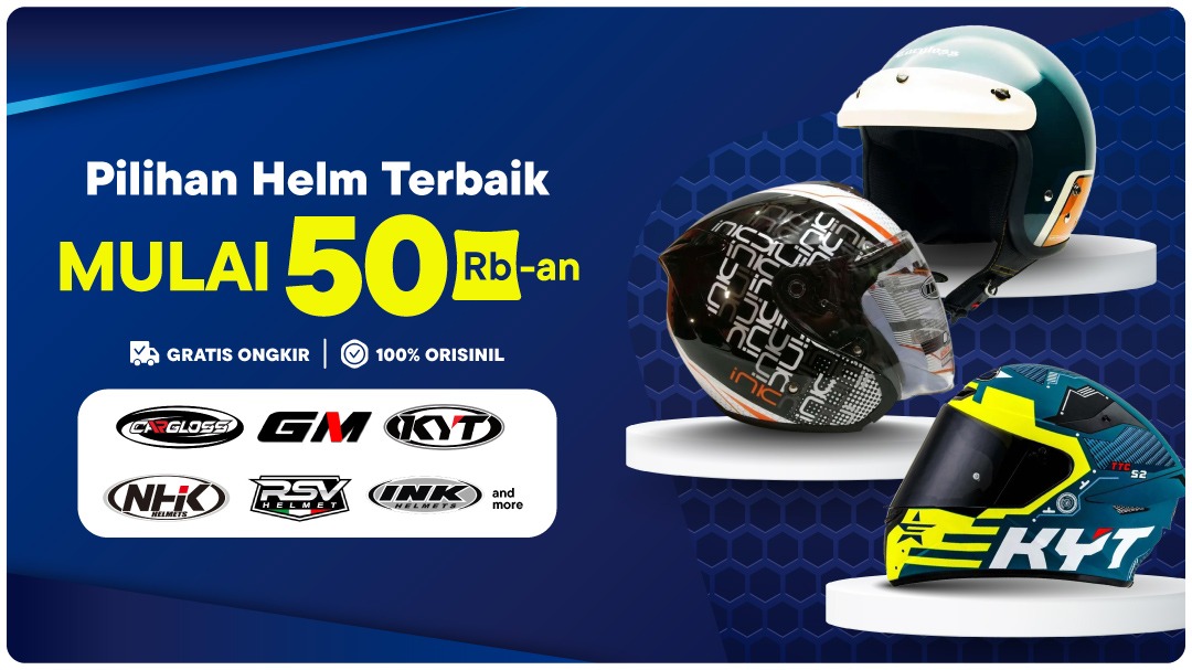 9 Rekomendasi Merk Helm Terbaik, Berkendara Jadi Aman & Nyaman!