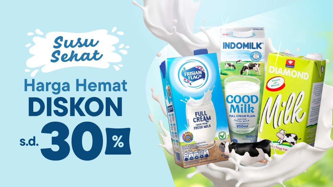 Promo blm hari susu Terbaru Maret 2025 - Blibli