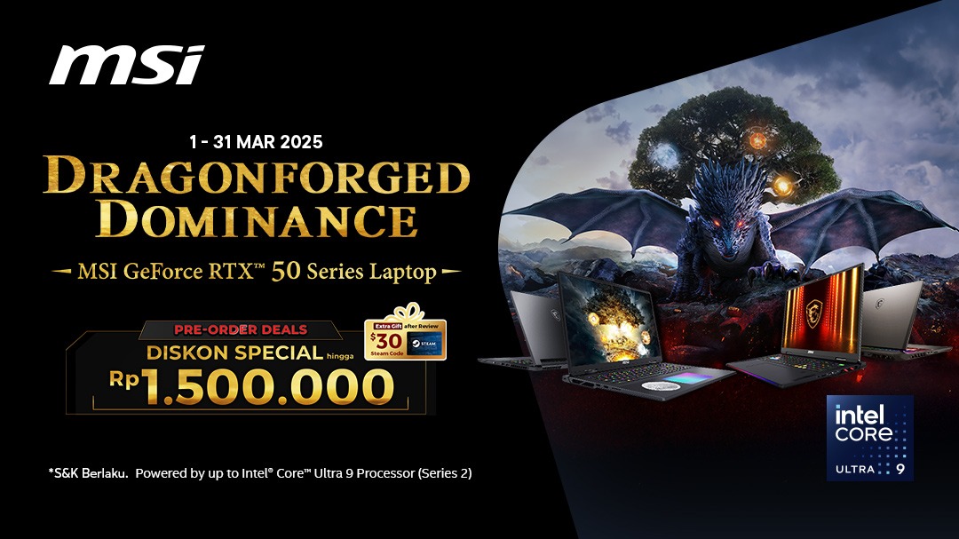 Promo kga msi rtx5000 launch Terbaru Maret 2025 - Blibli