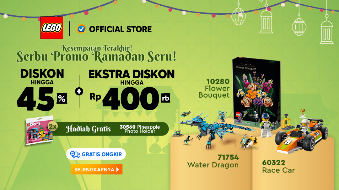 Promo Lego Gajian April 2022 - Diskon up to 45% | Blibli