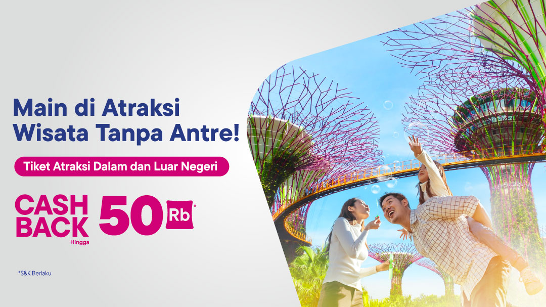 Promo Tiket Atraksi Wisata Mulai dari 30rb Terbaru 2024 - Blibli