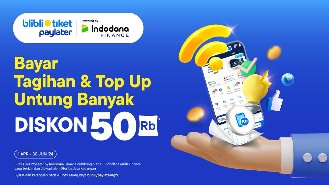 Promo Paylater Utilities Terbaru 2024 - Blibli