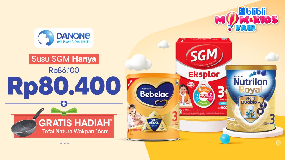 Promo Bliblimart Danone -Diskon Hingga 30% Juni 2024 | Blibli