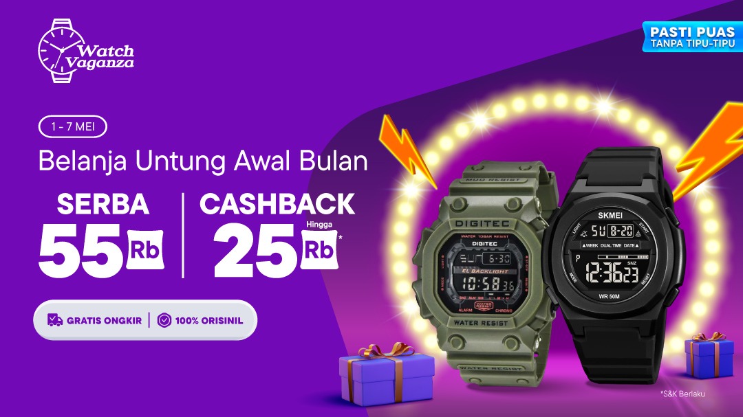 Promo Watch Vaganza Original Terbaru Mei 2024 | Blibli