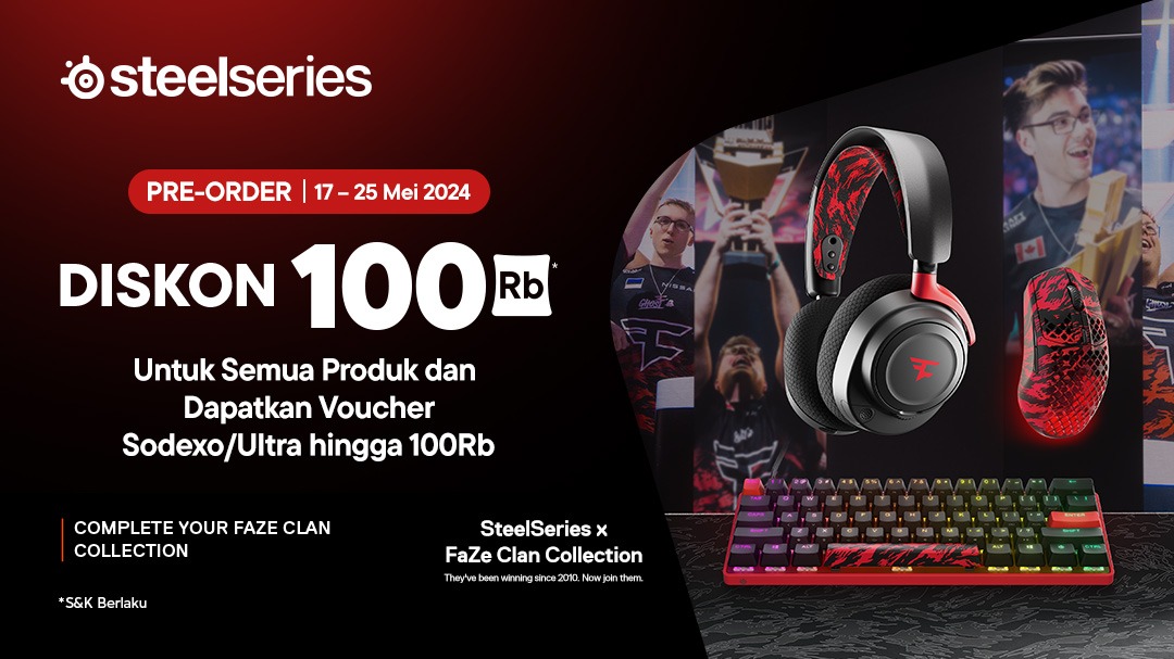 Promo Ulang Tahun Steelseries Terbaru Juli 2024 - Blibli