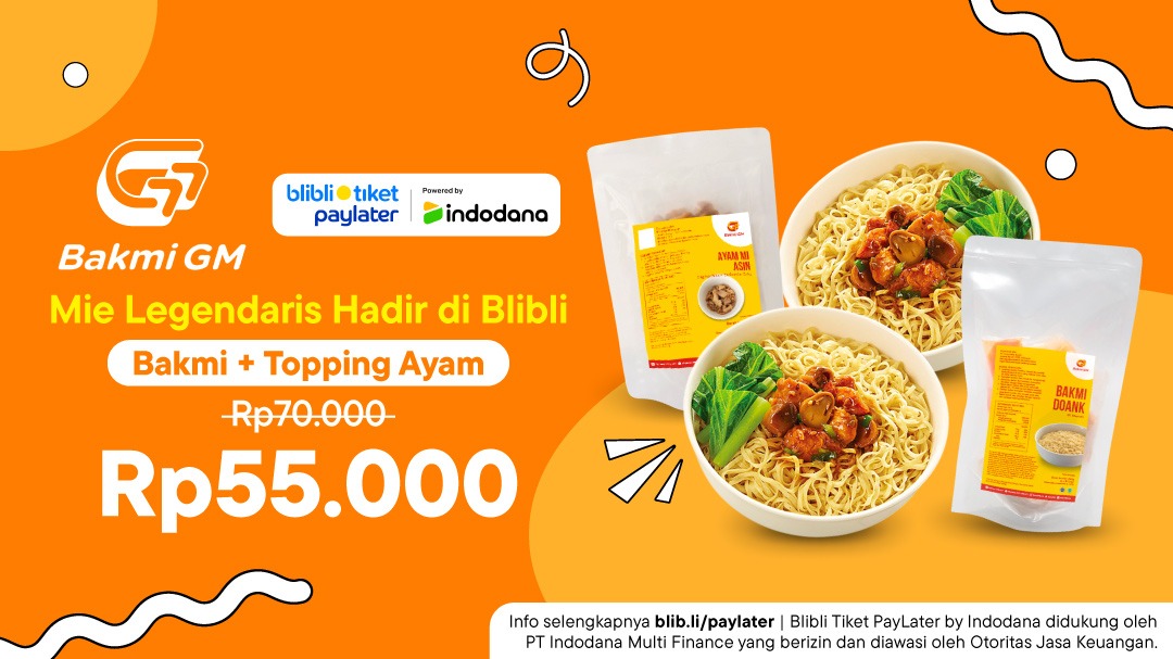 Promo blm bakmi gm Terbaru Juni 2025 - Blibli