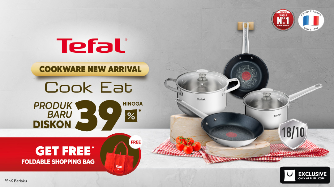 Promo Hom - New Launch Tefal Cook Eat Terbaru Juli 2022 - Blibli