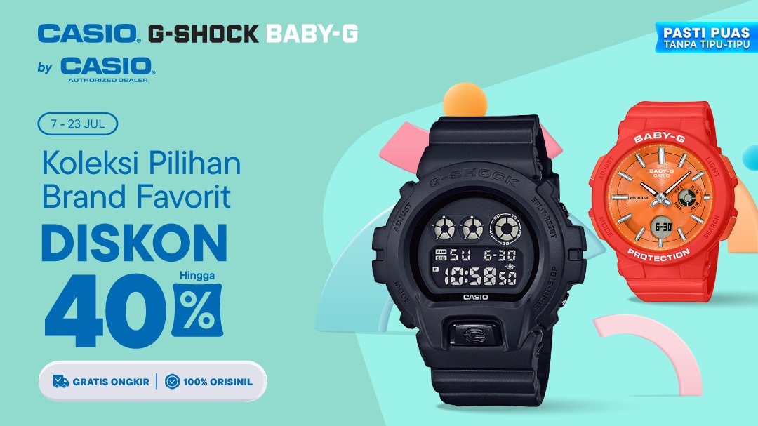 Promo Jam Promo Casio Juli Terbaru Juli 2024 - Blibli