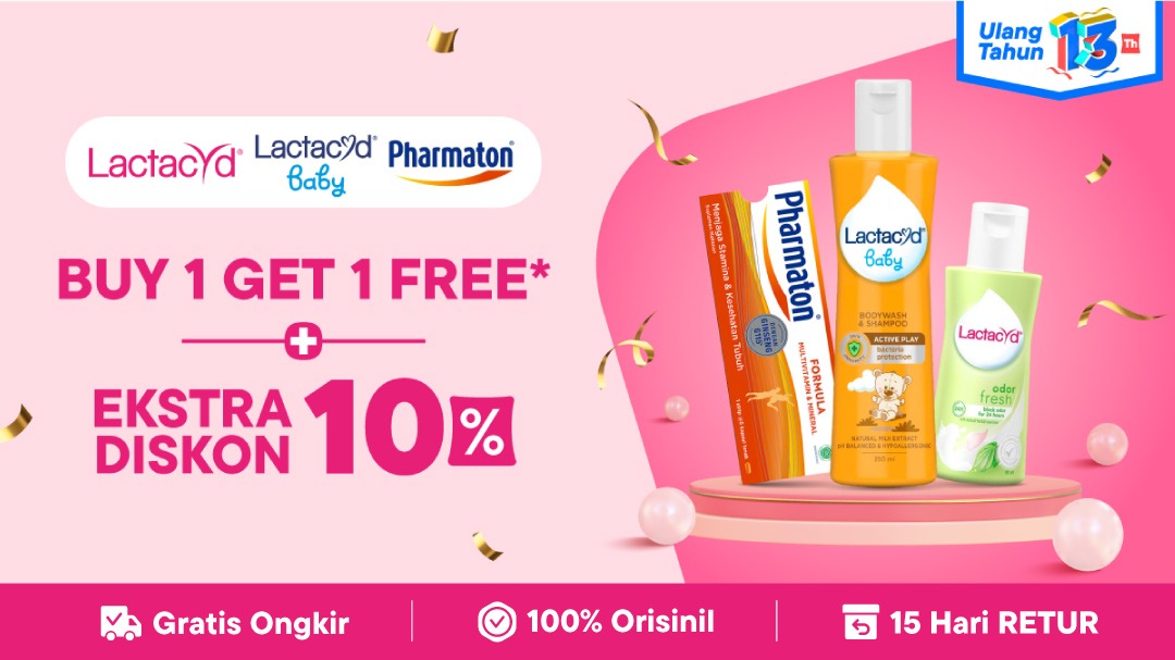 Promo Lactacyd X Pharmaton Terbaru Juli 2024 | Blibli