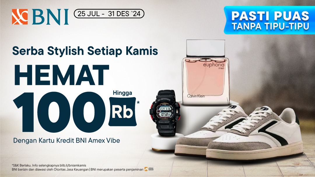 Promo Bni Amex Kamis Juli Terbaru November 2024 - Blibli