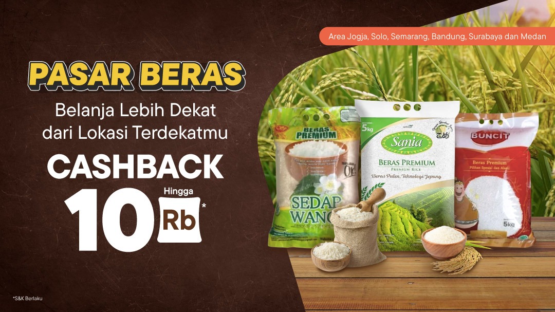 Promo Blm Pasar Beras Terbaru Juli 2024 - Blibli