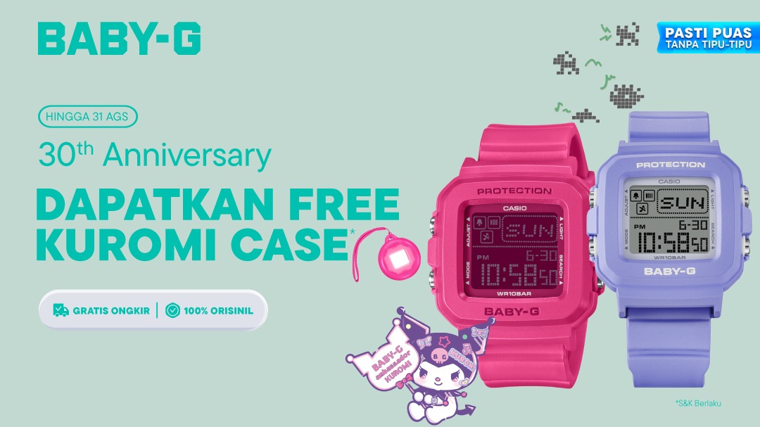 Promo Jam Promo Baby G Terbaru Agustus 2024 - Blibli