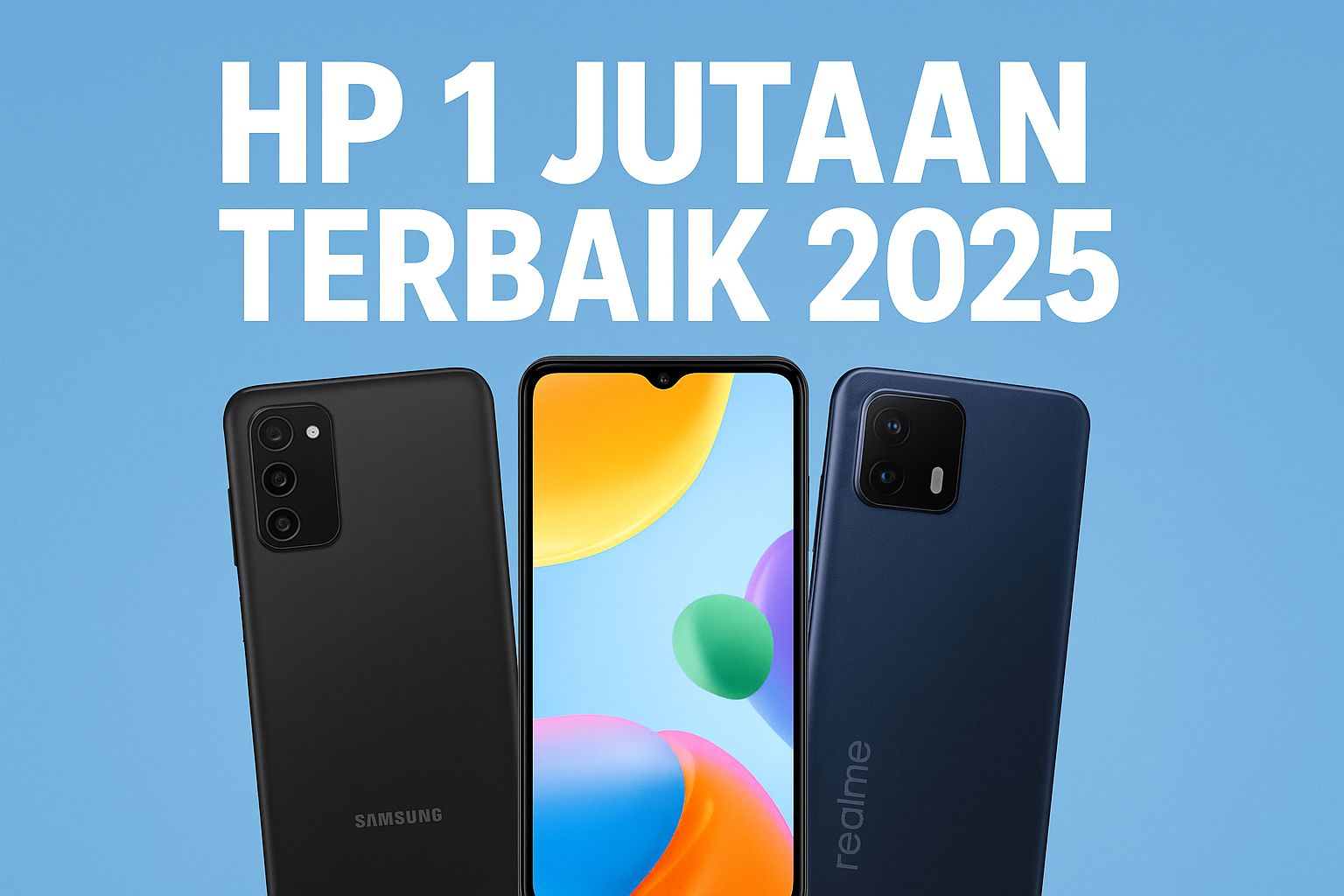 12 Rekomendasi HP 1 Jutaan Terbaik 2025