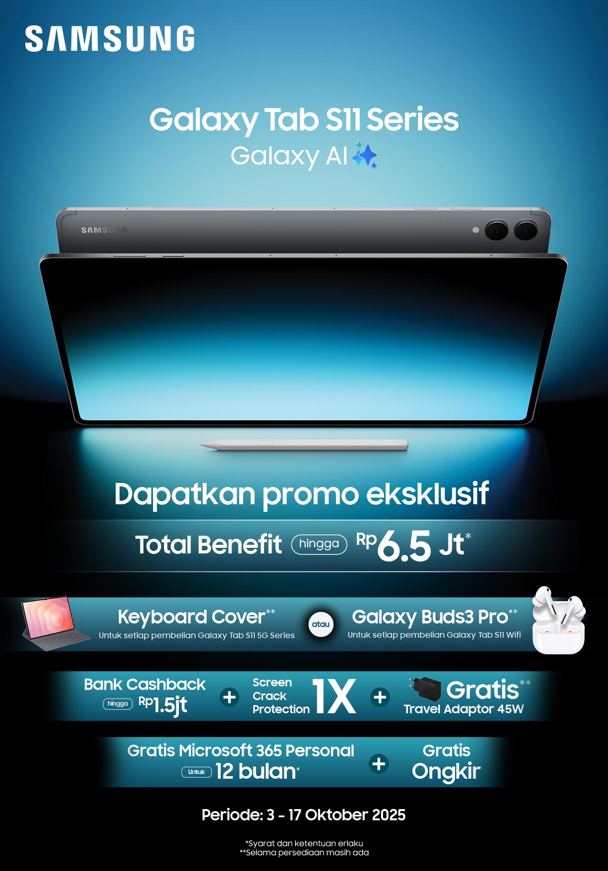 Promo hta launching samsung galaxy tab s series Terbaru Oktober 2025 ...