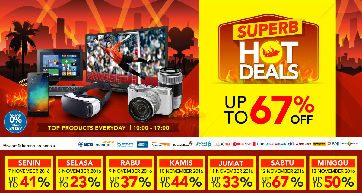 Jajaran Promo Berbagai Toko Online yang Ikut Online Revolution | Pricebook